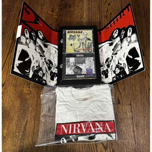 NIRVANA | Shirts | 994 Nirvana Vintage Box Set Cds Tshirt Xl Bleach ...